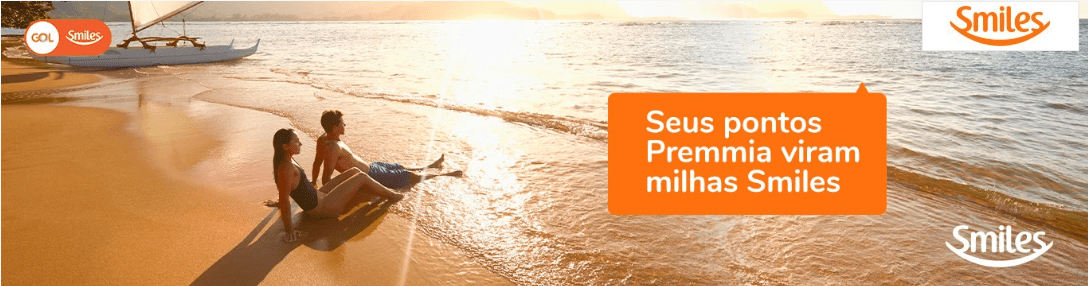Smiles anuncia parceria promocional com o Premmia - Imperio das Milhas