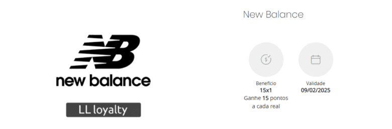 Acumule 15 pontos Esfera por real em compras na New Balance - Imperio ...